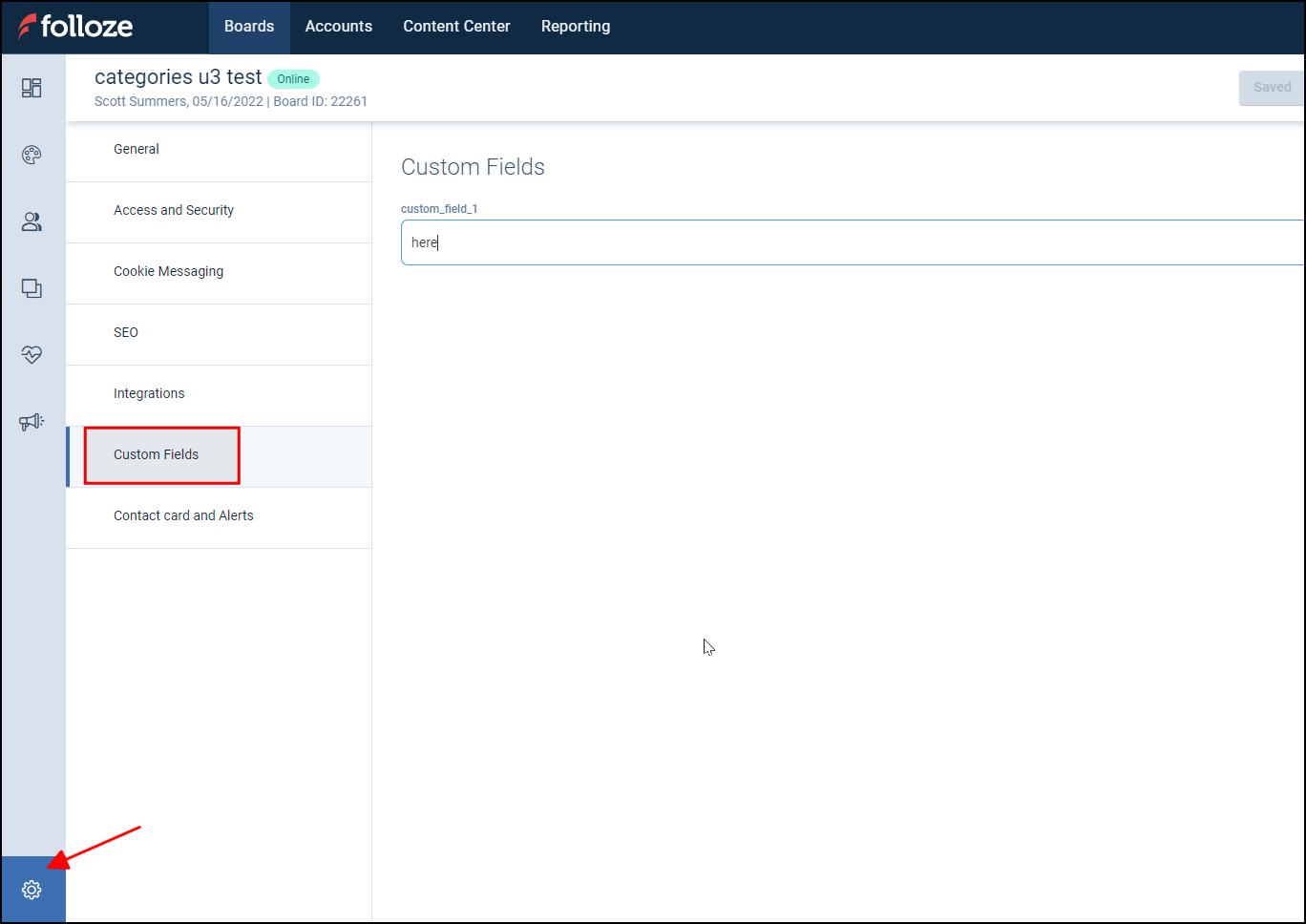 Adding Board Custom Fields