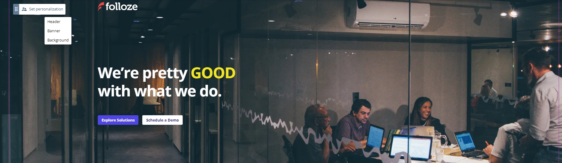 Designing a Header and Banner Section BuyEx3.0