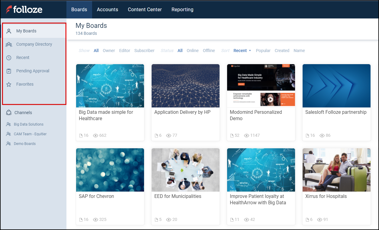 Get started with Folloze